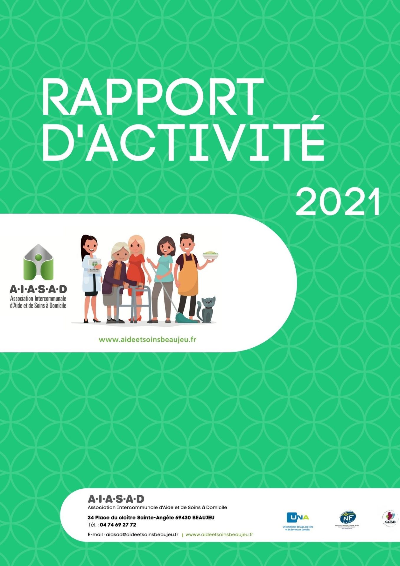 Rapport d'activité 2021 - AIASAD : aide et soins a domicile